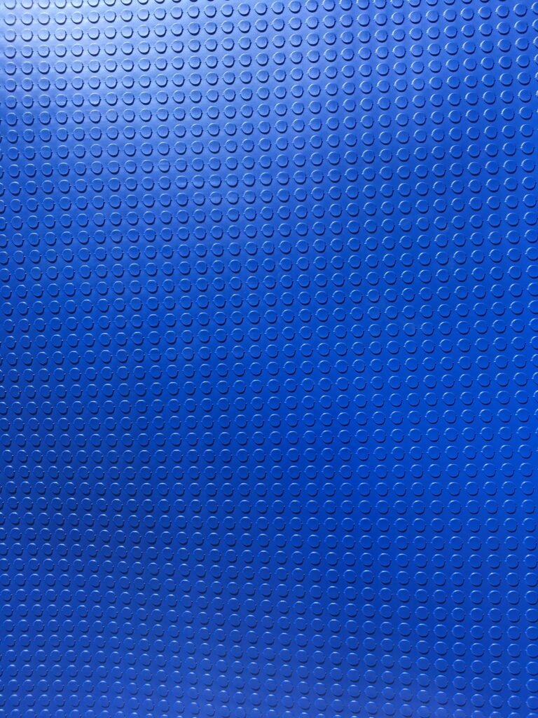 Linoleum/ PVC antiderrapante Base textil Color Azul 3.2mm X 1.60m X 1m ...
